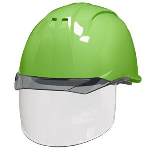 DIC AP11EVO-CS ワイドシールド面付き 耐候性ヘルメット（通気孔なし/ライナー入り） | 工事用ヘルメット通販・名入れの専門店 浜田 | 作業・建築・建設・高所・電気・防災