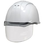 DIC AP11EVO-CS ワイドシールド面付き 耐候性ヘルメット（通気孔なし/ライナー入り） | 工事用ヘルメット通販・名入れの専門店 浜田 | 作業・建築・建設・高所・電気・防災